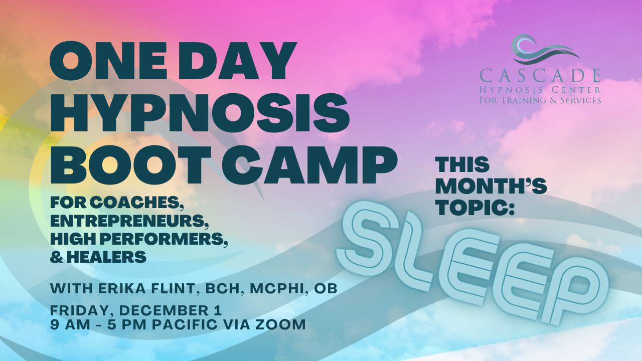 One Day Hypnosis Boot Camp - Restful, restorative SLEEP so you can be ...